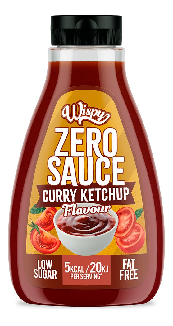 Køb Wispy Zero Sauce Curry Ketchup - 430 g. | Med24.dk