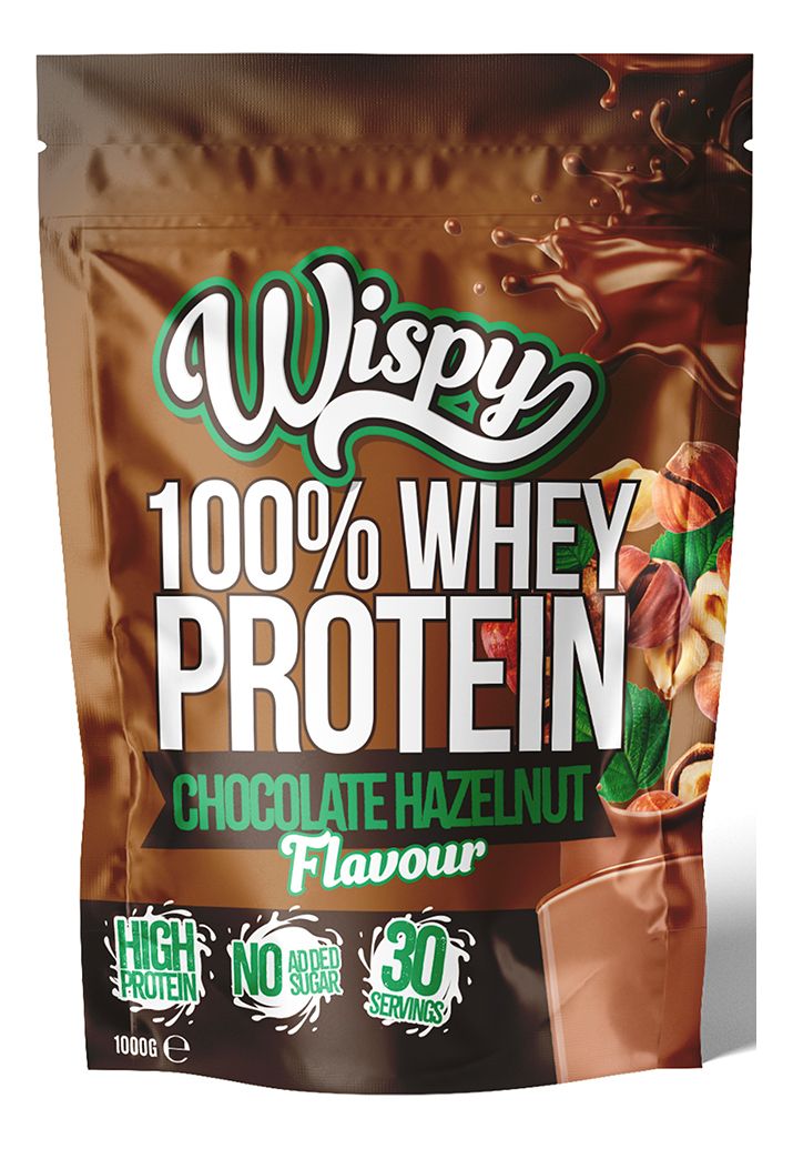 Køb Wispy Whey Chocolate Hazelnut - 1000 g. | Med24.dk