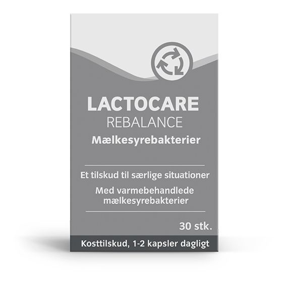 Køb Lactocare Rebalance - 30 kapsler billigt hos Med24.dk