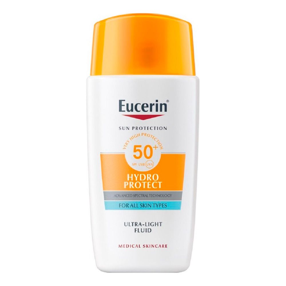 Køb Eucerin Sun Hydro Protect Ultra-Light Fluid SPF50+ | Med24.dk
