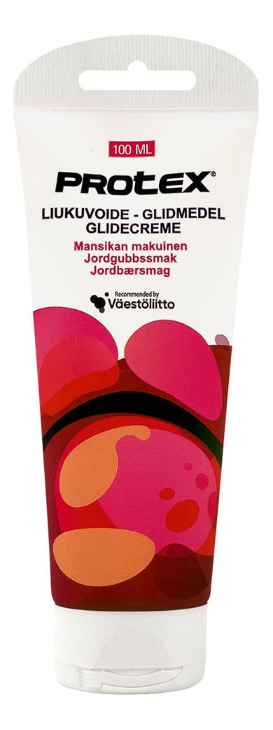 Protex Vandbaseret Glidecreme m. Jordbærsmag - 100 ml