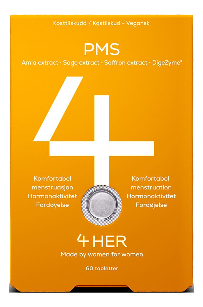 Køb 4HER PMS - 60 tabl. billigt hos Med24.dk