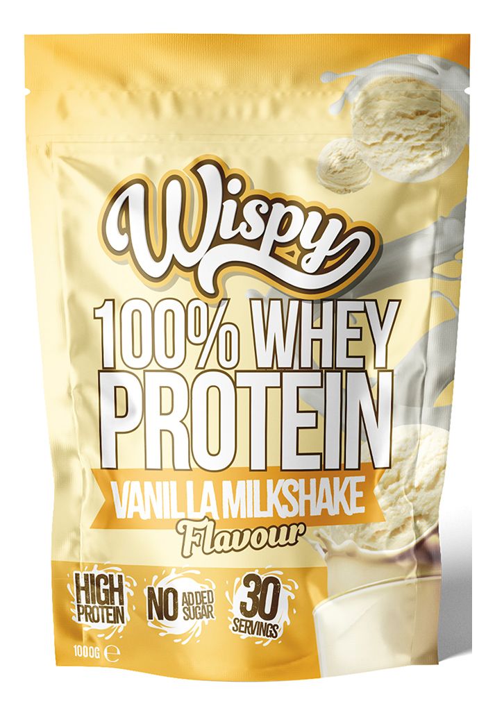 Køb Wispy Whey Vanilla Milkshake - 1000 g. | Med24.dk