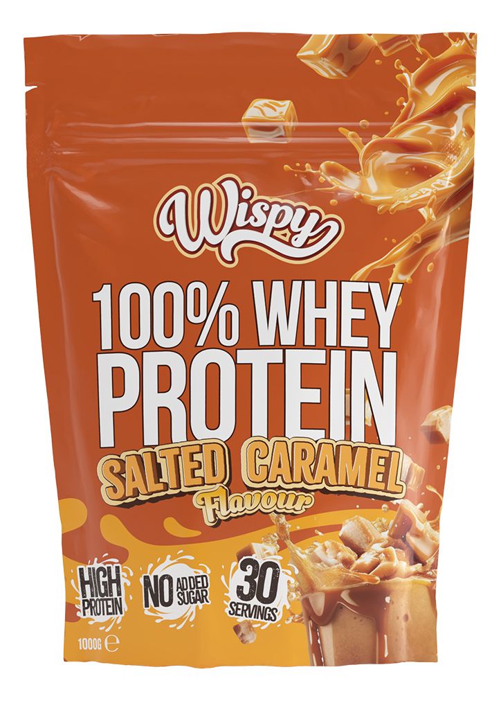 Køb Wispy Whey Salted Caramel - 1000 g. | Med24.dk
