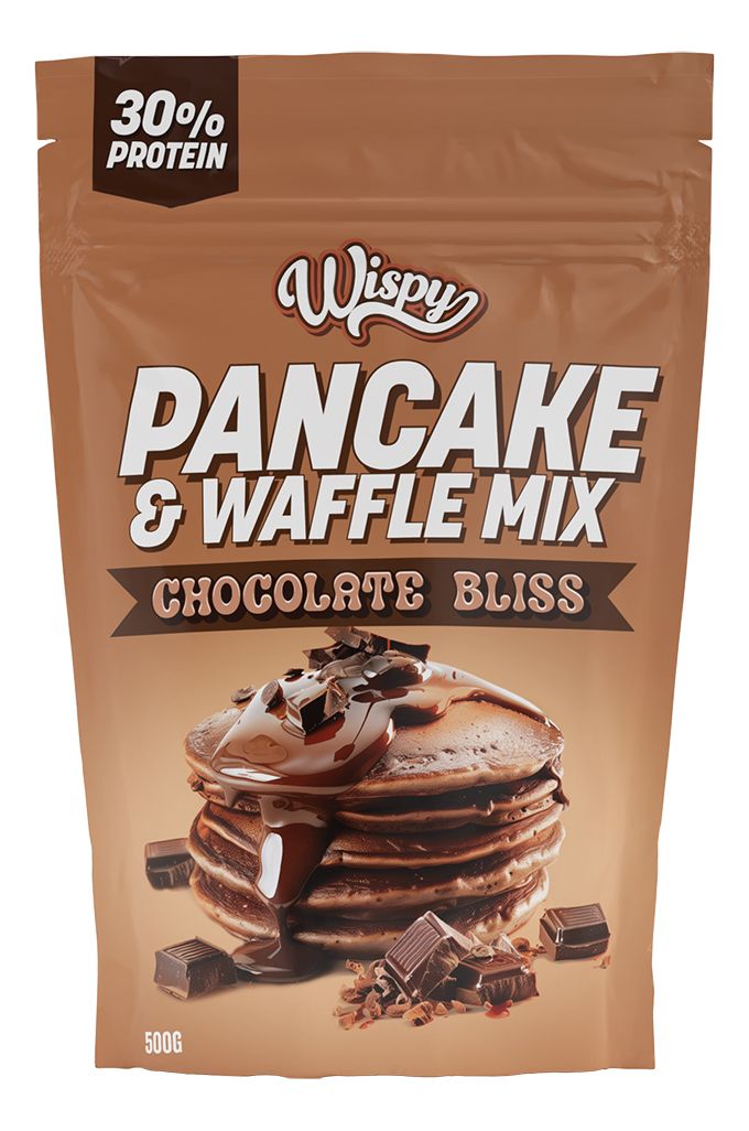 Køb Wispy Pancake & Waffle Mix Chocolate Bliss 500 g. | Med24.dk