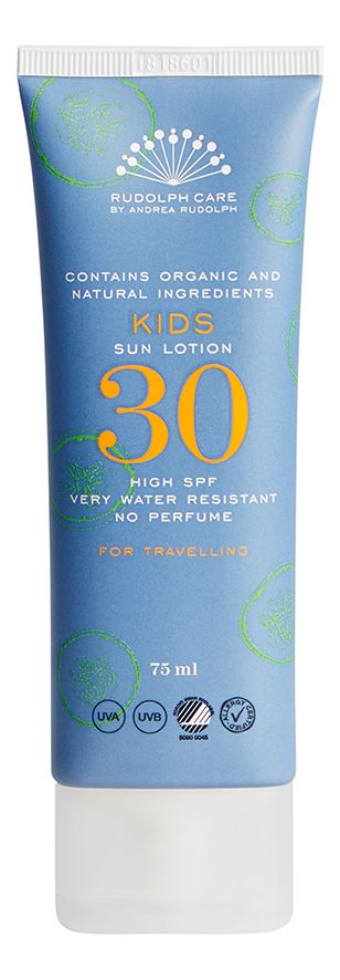 Køb Rudolph Care Kids Sun Lotion SPF30 - 75 ml. billigt hos Med24.dk