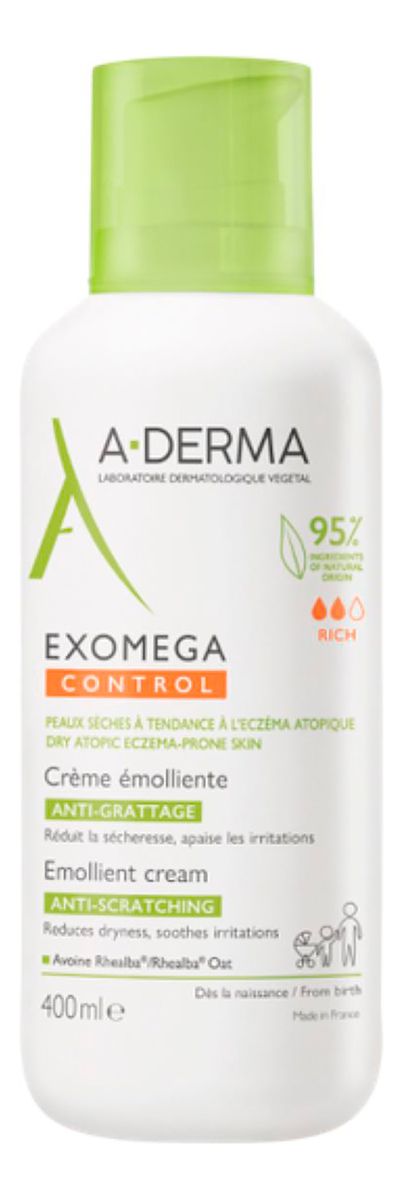 Køb A-derma Exomega Control Cream 400ml billigt hos Med24.dk