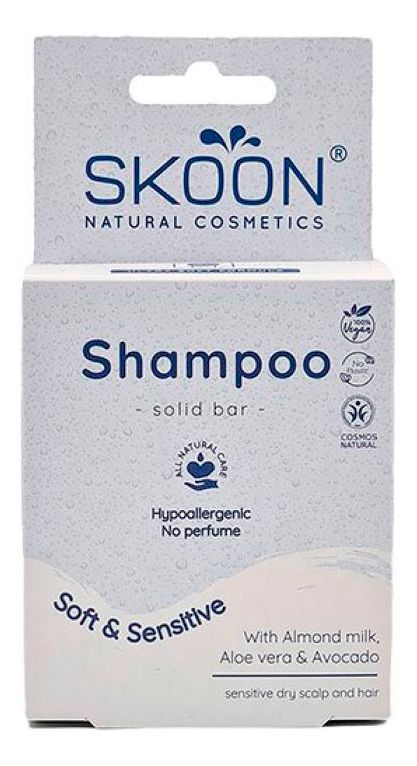 Køb Skoon Solid Shampoo Moisture & Care - 90 g. hos Med24.dk