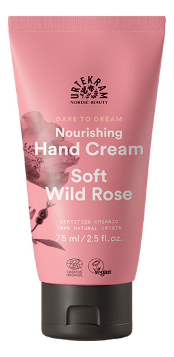 Køb Urtekram Soft Wild Rose Hand Cream 75 ml hos Med24.dk