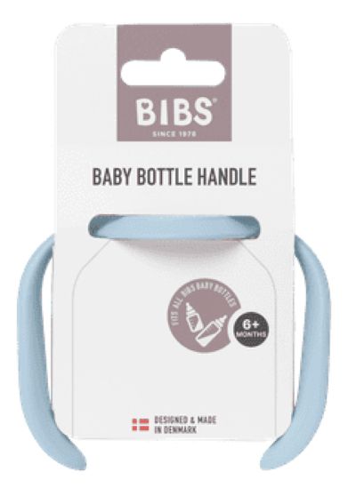 Køb BIBS Baby Bottle Handle Baby Blue - 1 stk. billigt hos Med24.dk