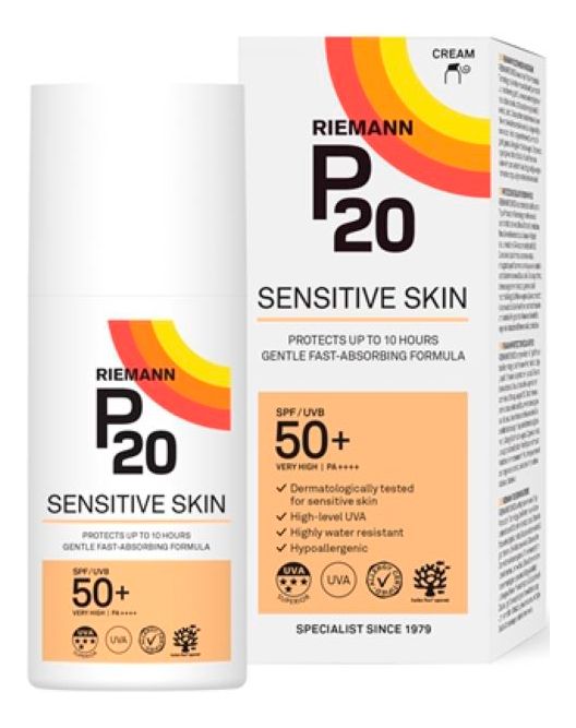Køb Riemann P20 Sensitive SPF 50+ - 200 ml. hos Med24.dk