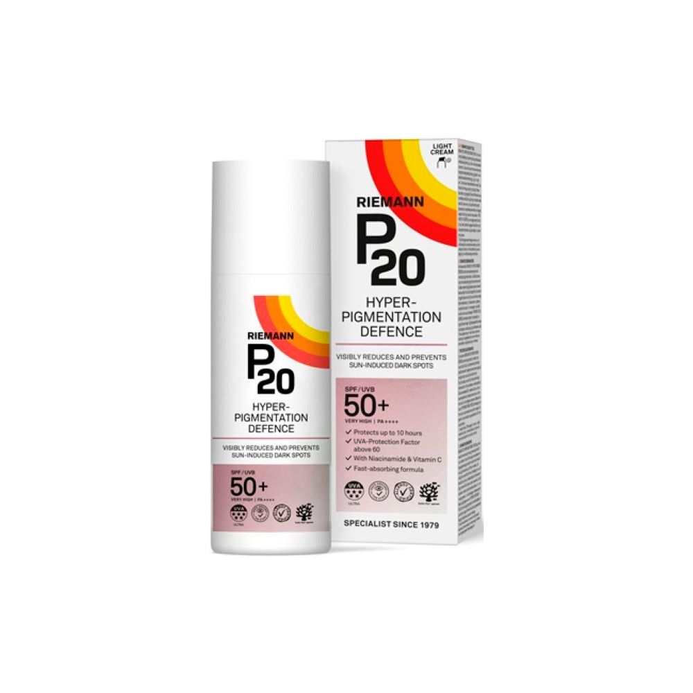 Køb Riemann P20 Hyperpigmentation Defence SPF50+ - 50 g. hos Med24.dk