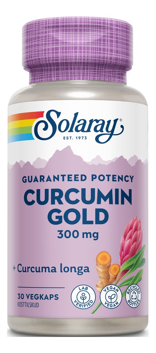 Køb Solaray Curcumin Gold - 30 kaps. billigt hos Med24.dk