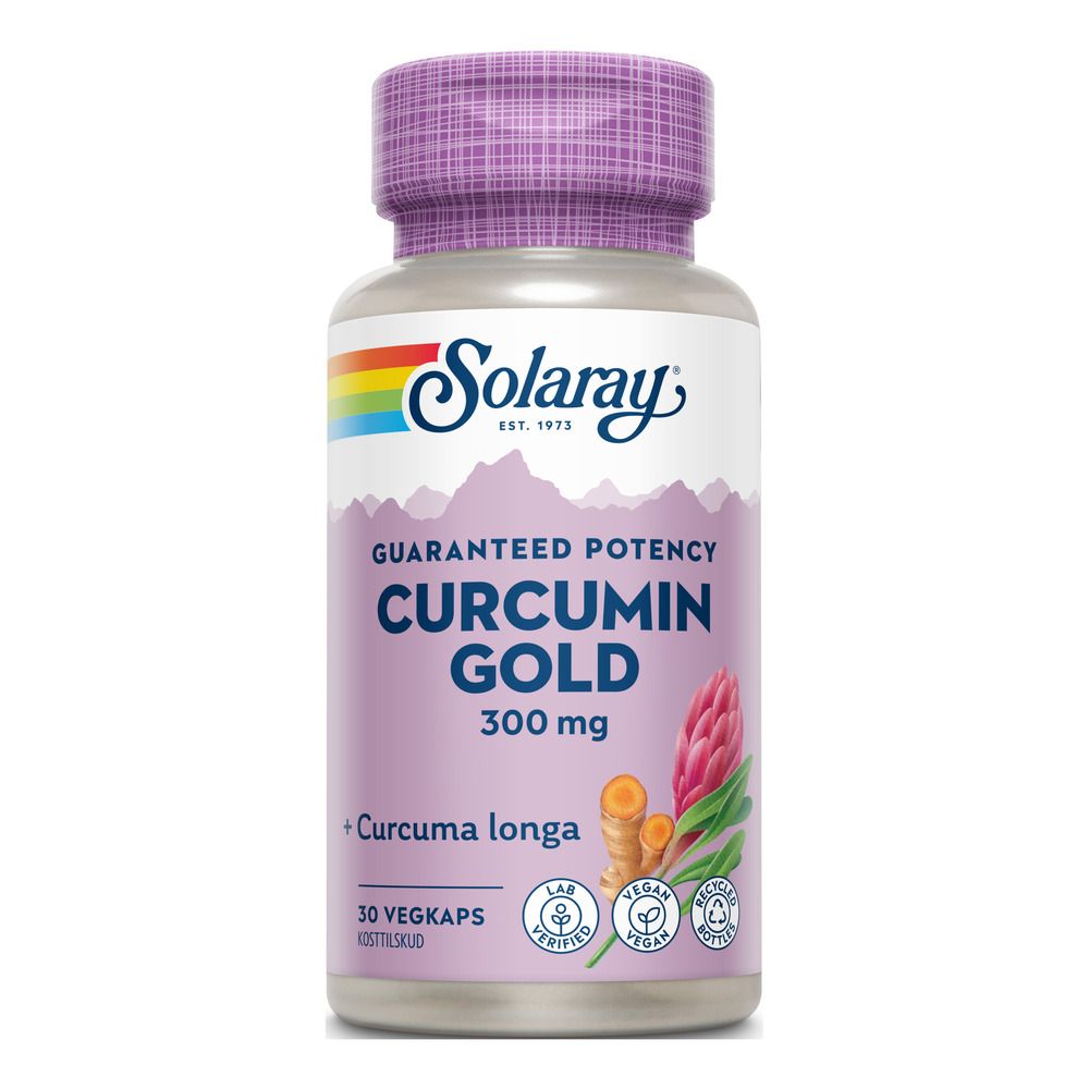 Køb Solaray Curcumin Gold - 30 kaps. billigt hos Med24.dk