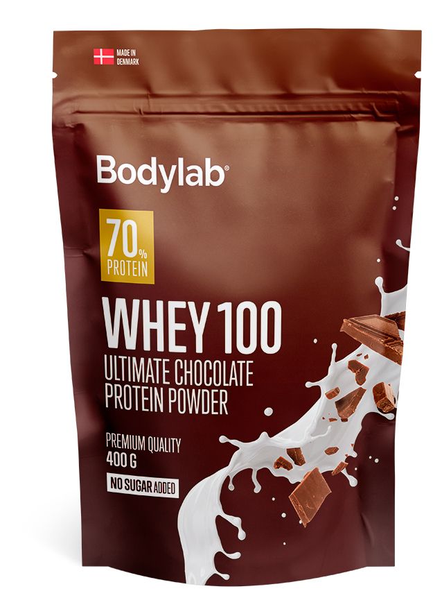 Køb Bodylab Whey 100 Ultimate Chocolate - 400 g. billigt hos Med24.dk