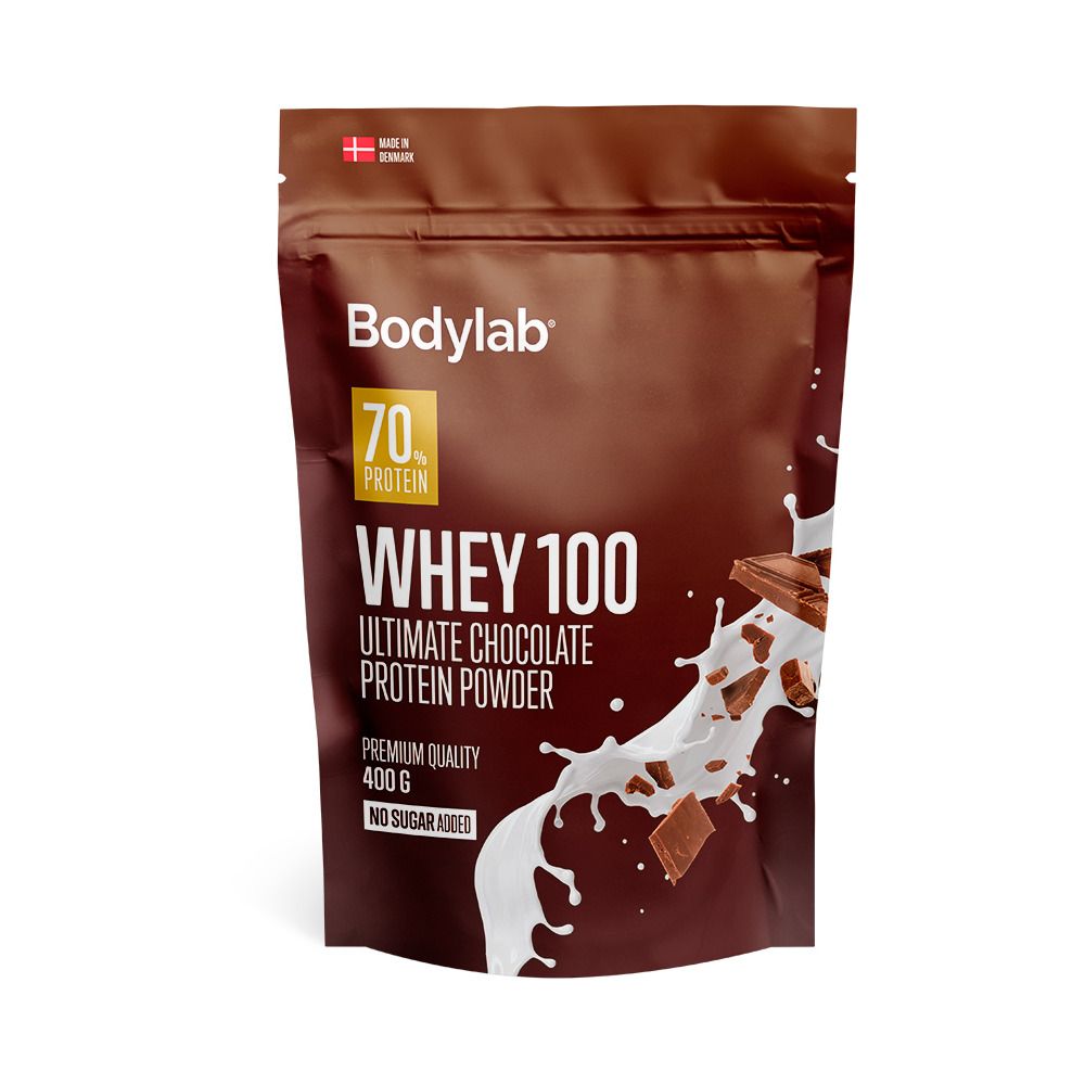 Køb Bodylab Whey 100 Ultimate Chocolate - 400 g. billigt hos Med24.dk