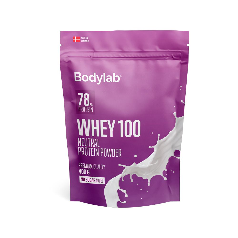 Køb Bodylab Whey 100 Neutral - 400 g. billigt hos Med24.dk