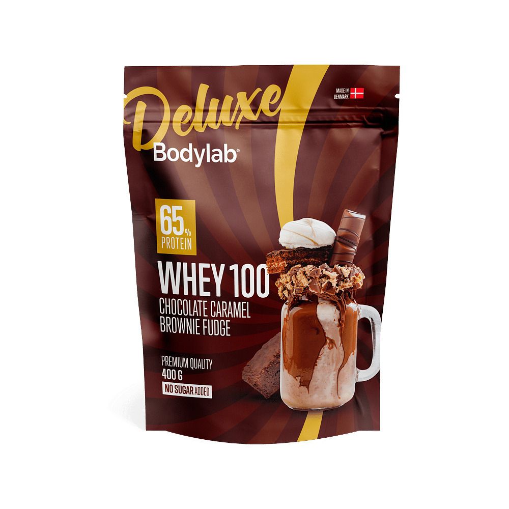 Køb Bodylab Whey 100 Deluxe Chocolate Caramel - 400 g. hos Med24.dk