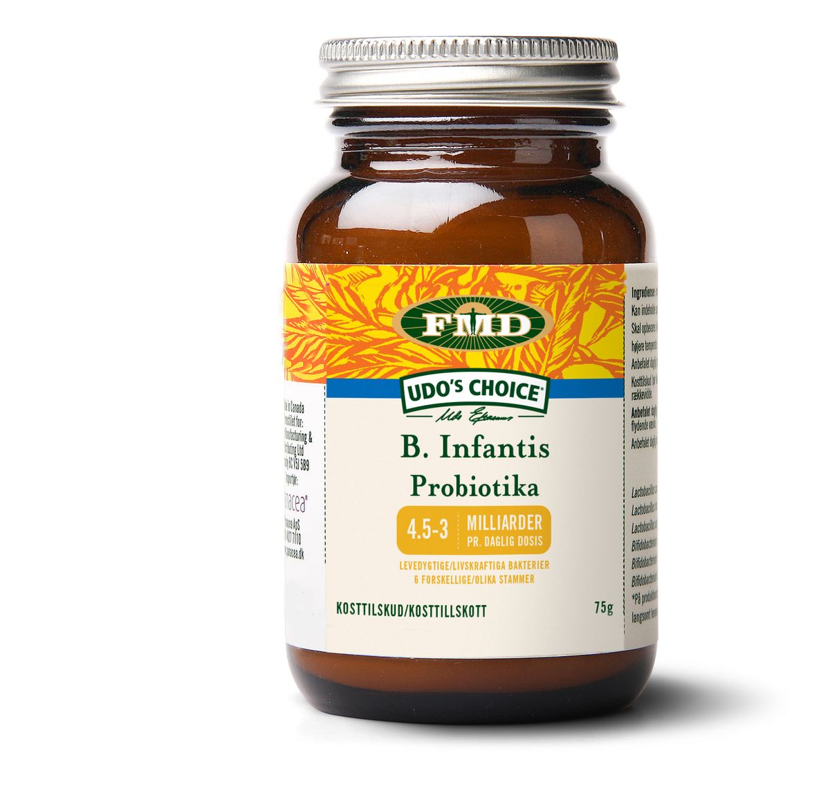 Køb Udo's Choice B. Infantis - 75 g - billigt hos Med24.dk