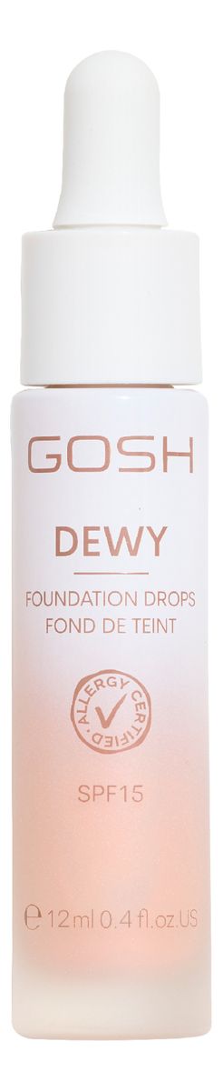 Køb GOSH DEWY Foundation Drops - Flere farver hos Med24.dk