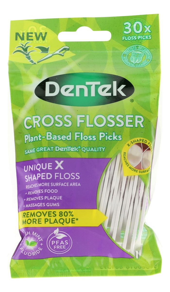 Køb DenTek ECO Cross Flosser - 30 stk. billigt hos Med24.dk