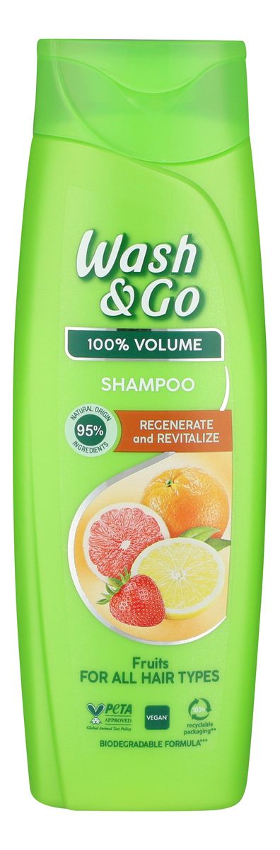 Køb Wash & Go Fruit Shampoo - 180 ml. billigt hos Med24.dk