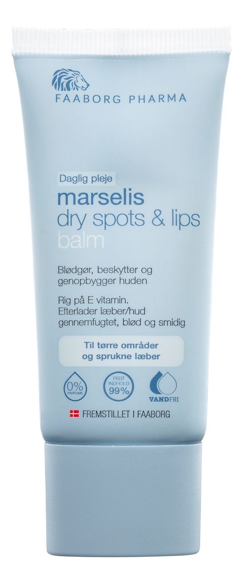 Køb Faaborg Pharma Marselis Dry Spots & Lips Balm billigt hos Med24.dk