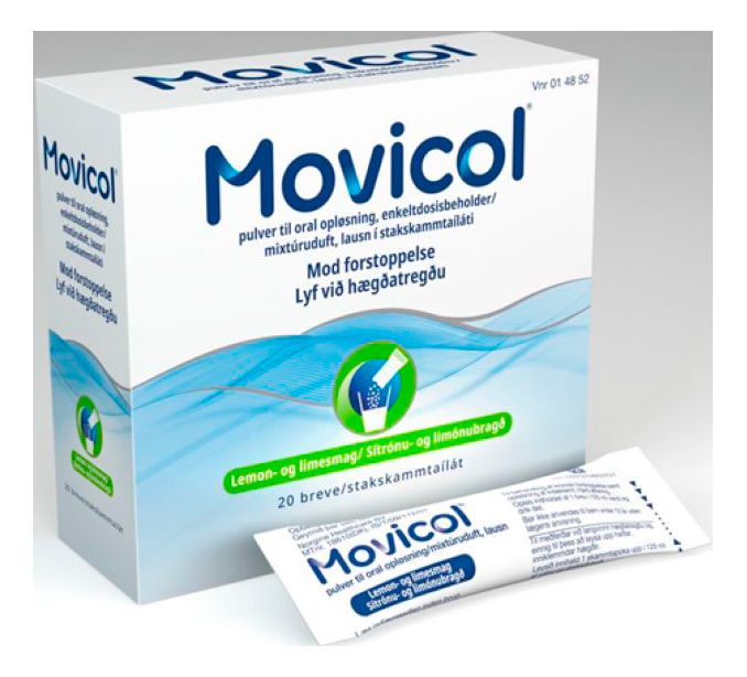 Movicol pulver - 20 breve - Med24.dk