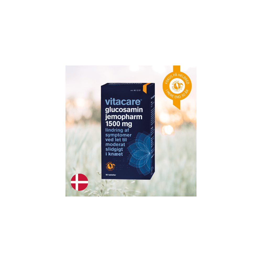 Køb VitaCare Glucosamin 1500 mg JemoPharm mod slidgigt | Med24.dk