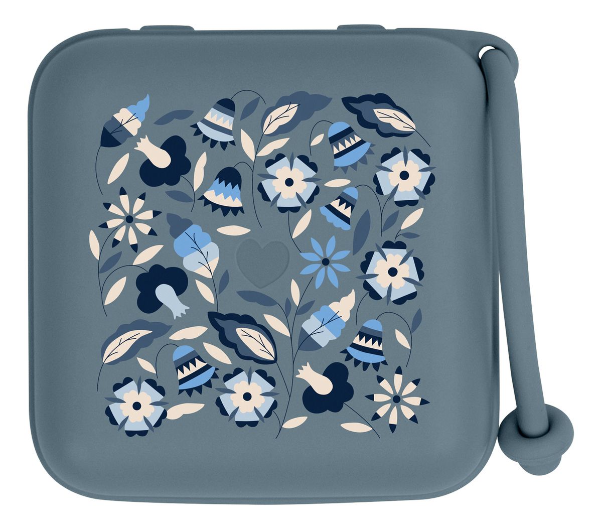 Køb BIBS x Liberty Pacifier Box - Bobo Petrol billigt hos Med24.dk