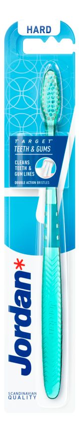 Køb Jordan Target Teeth & Gums Hard - 1 stk. billigt hos Med24.dk