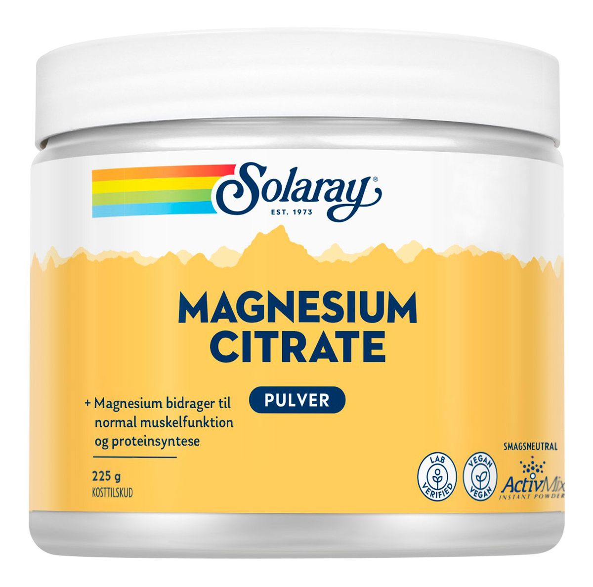 Køb Solaray Magnesium Citrate - 225 g. billigt hos Med24.dk