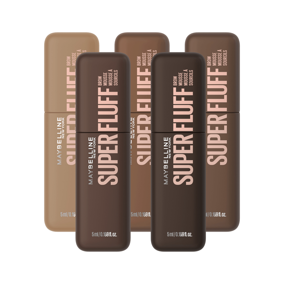 Køb Maybelline Super Fluff Brow Mousse - Flere farver | Med24.dk