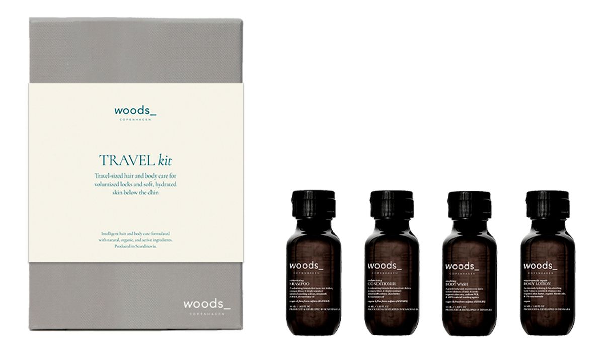 Køb woods_ copenhagen Travel Kit Gift Set - 1 sæt hos Med24.dk