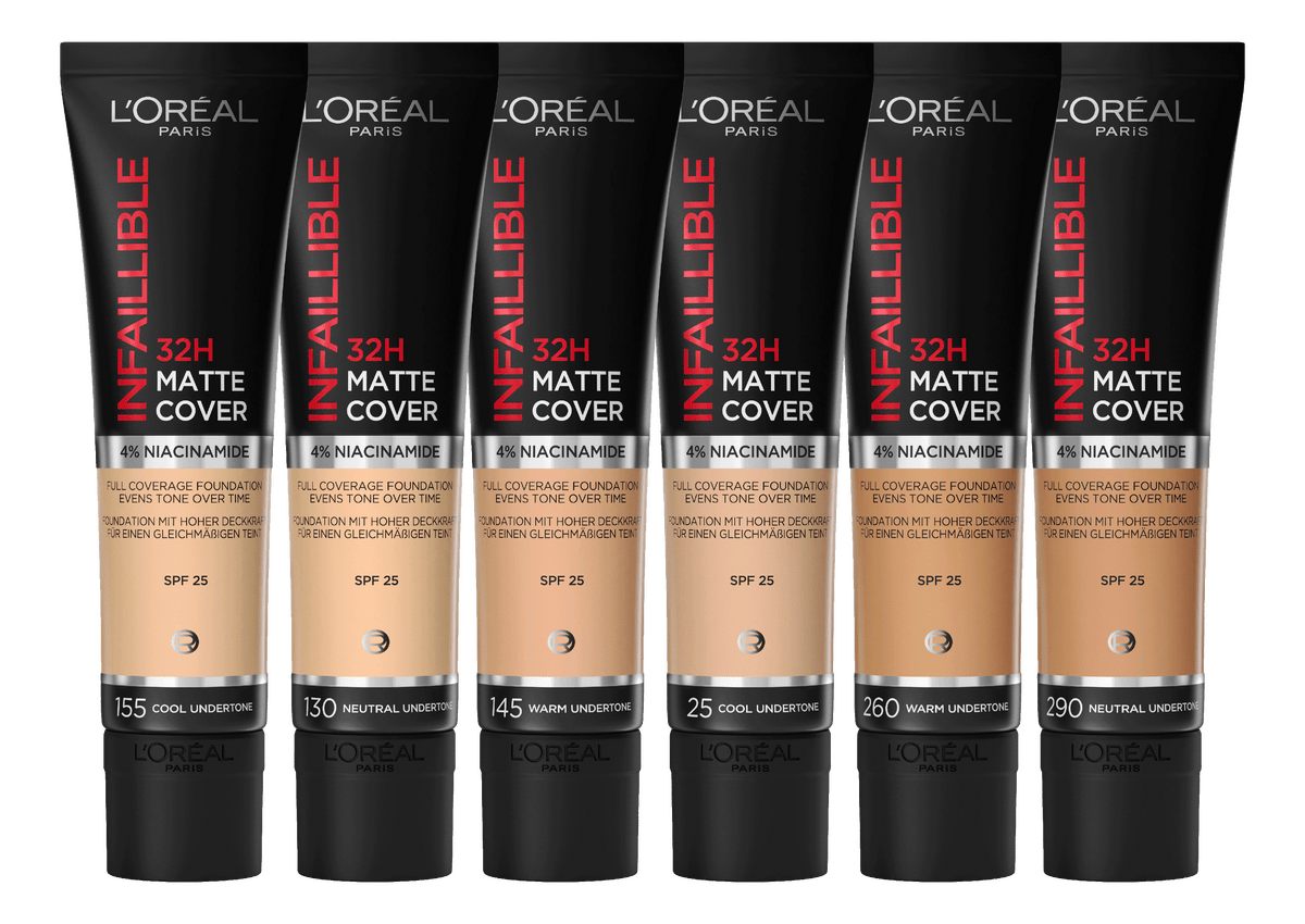 Køb L'Oréal Paris Infaillible 24H Matte Cover Foundation hos Med24.dk