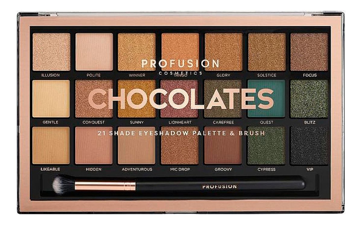 Køb Profusion Eyeshadow 21 Shade Palettes Pro Artistry - Chocolates