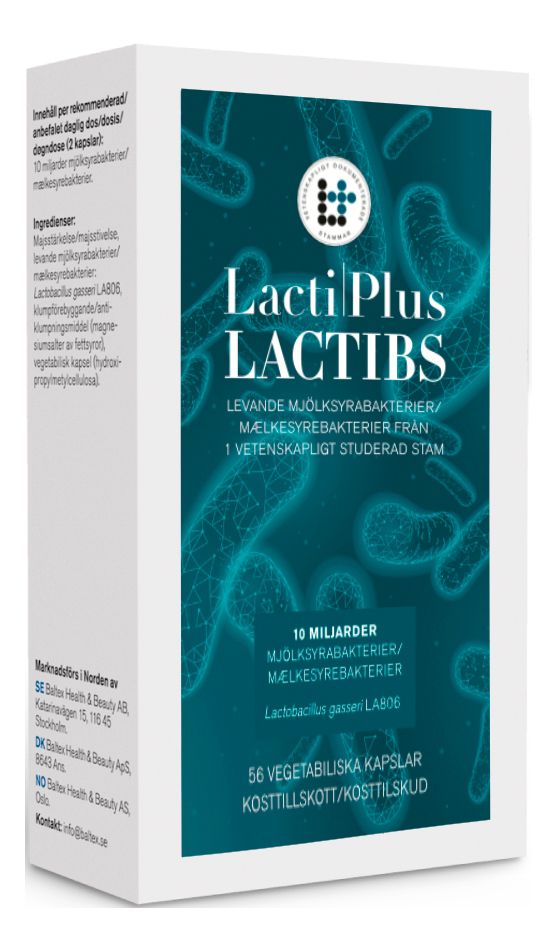 Køb LactiPlus LACTIBS - 56 kaps. - billigt hos Med24.dk