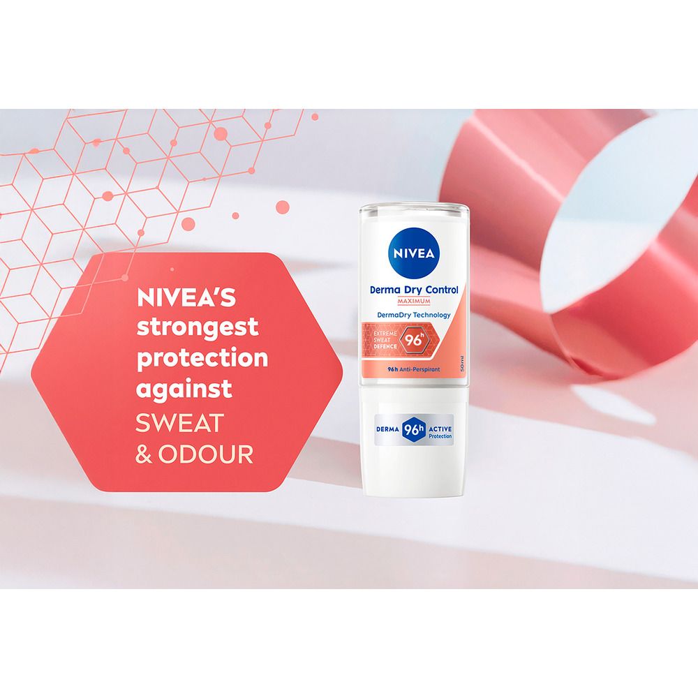 Køb Nivea Derma Dry Control Maximum Deo Roll On | Med24.dk