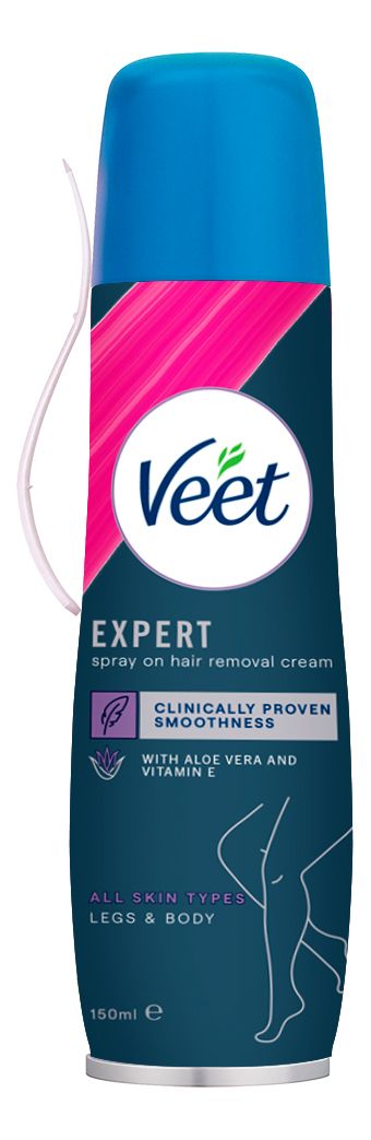 Køb Veet Expert Spray on Hair Removal Cream hos Med24.dk