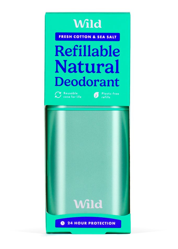 Køb Wild Refillable Natural Deodorant Fresh Cotton & Sea Salt