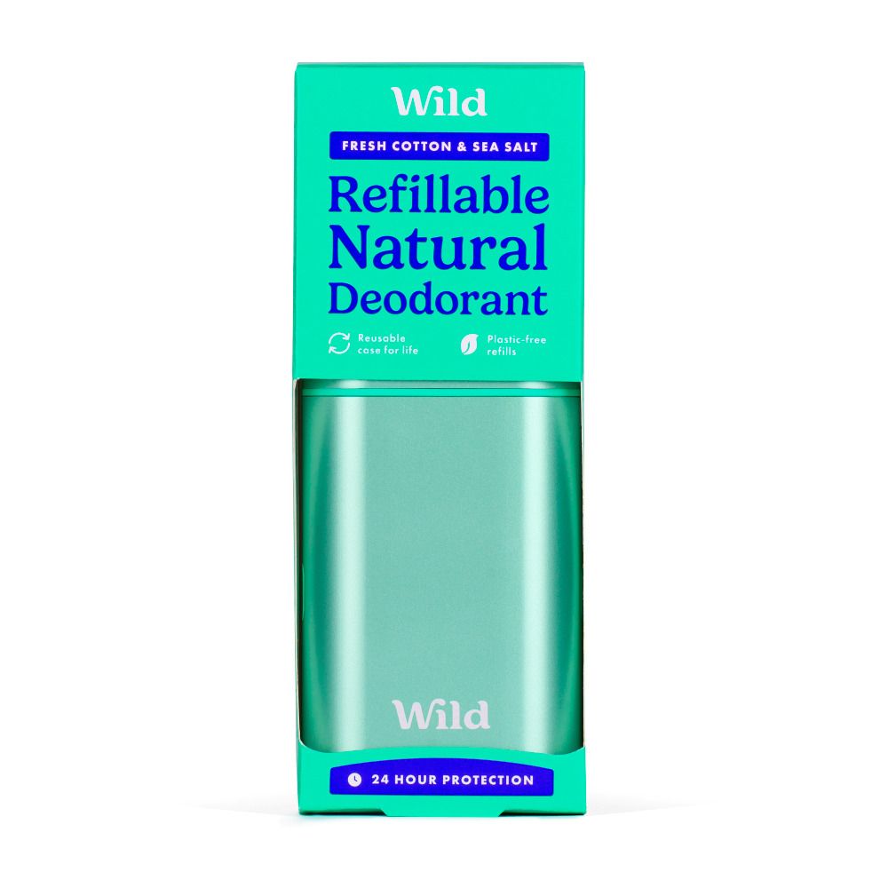 Køb Wild Refillable Natural Deodorant Fresh Cotton & Sea Salt