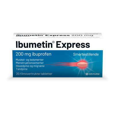 Køb Ibumetin® Express - 20 tabl. billigt hos Med24.dk
