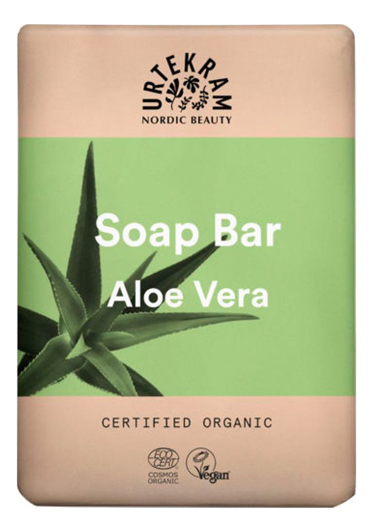 Køb Urtekram Aloe Vera Soap Bar - 100 g. | Med24.dk