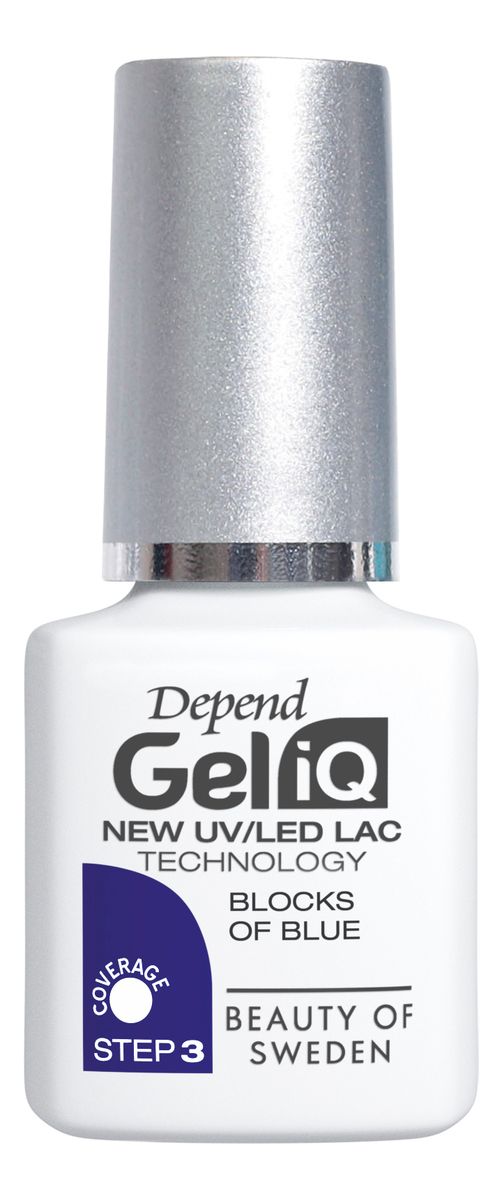 Køb Depend Cosmetic Gel iQ Blocks of Blue - 5 ml. hos Med24.dk