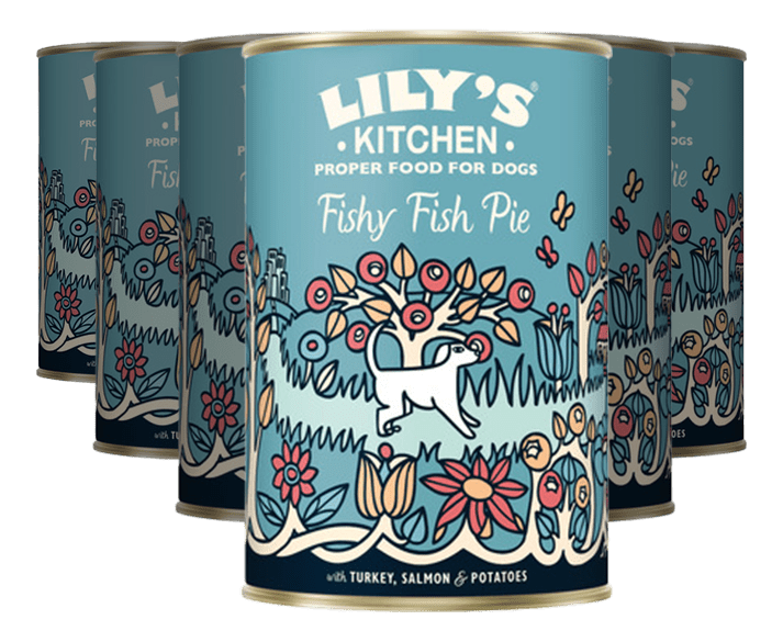 Køb Lily´s Kitchen Vådfoder - Fishy Fish Pie - 6x400 g. | Med24.dk