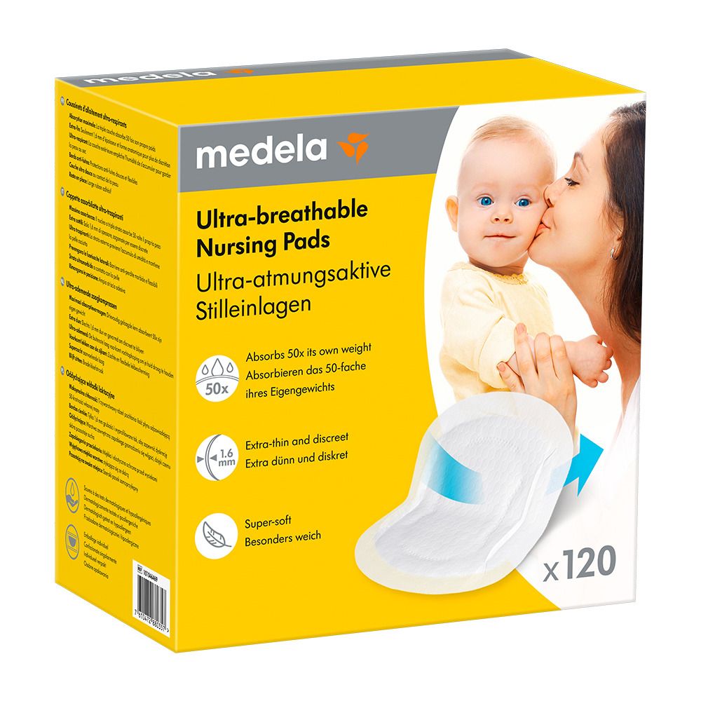 Køb Medela Ultra-åndbare ammeindlæg - 120 stk. billigt hos Med24.dk