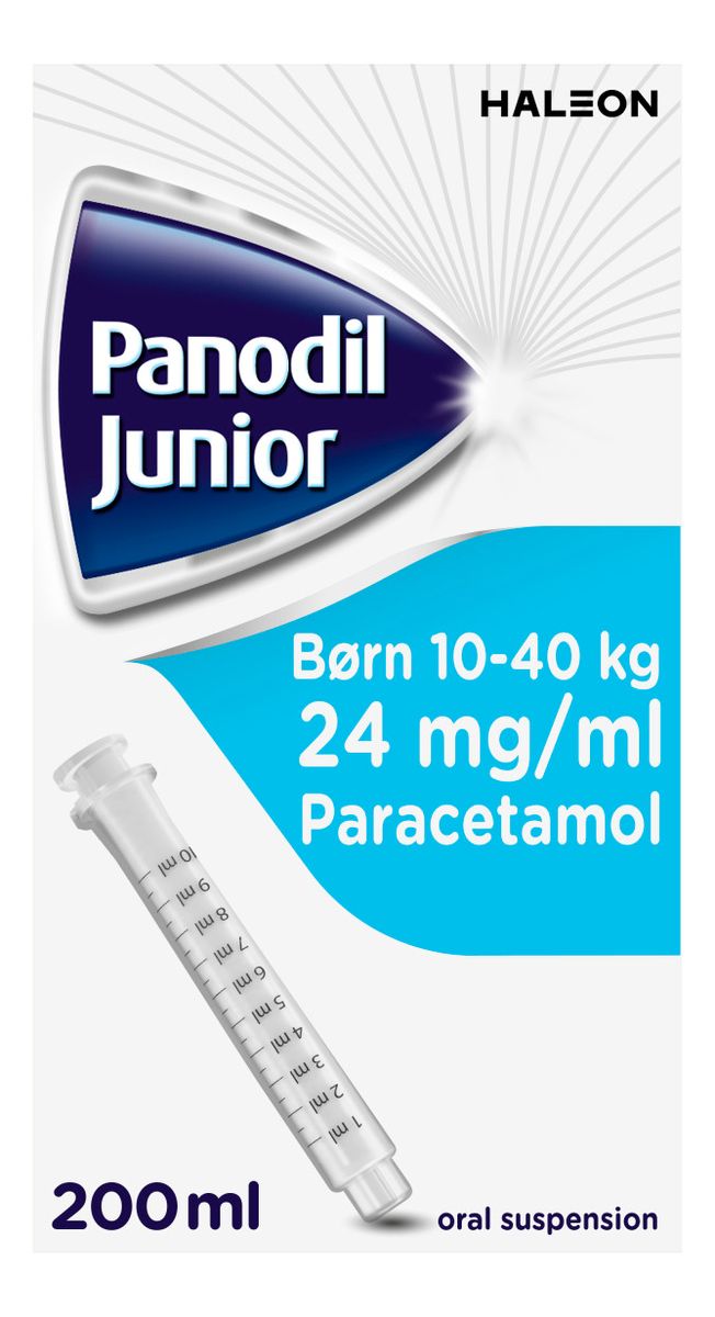 Panodil Junior oral opl. 24 mg/ml - 200ml - Med24.dk
