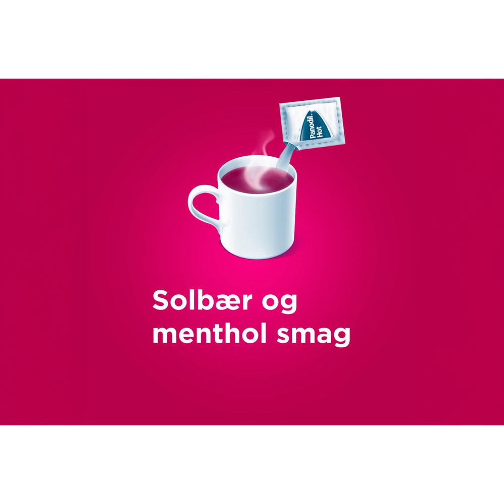 Panodil Hot pulver til oral opl. 500 mg - 10 breve - Med24.dk