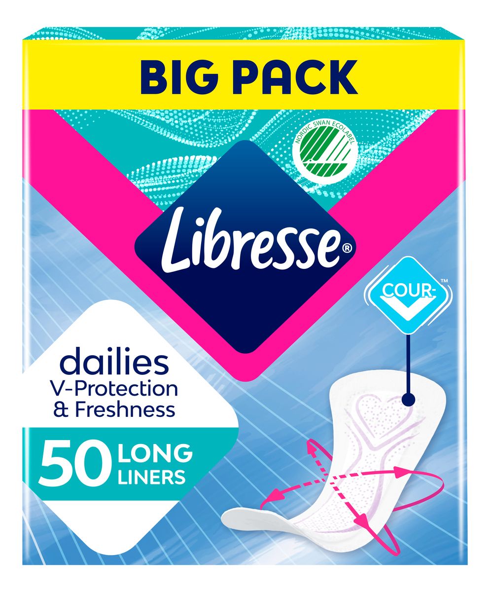 Køb Libresse Long Big Pack - 50 stk. hos Med24.dk