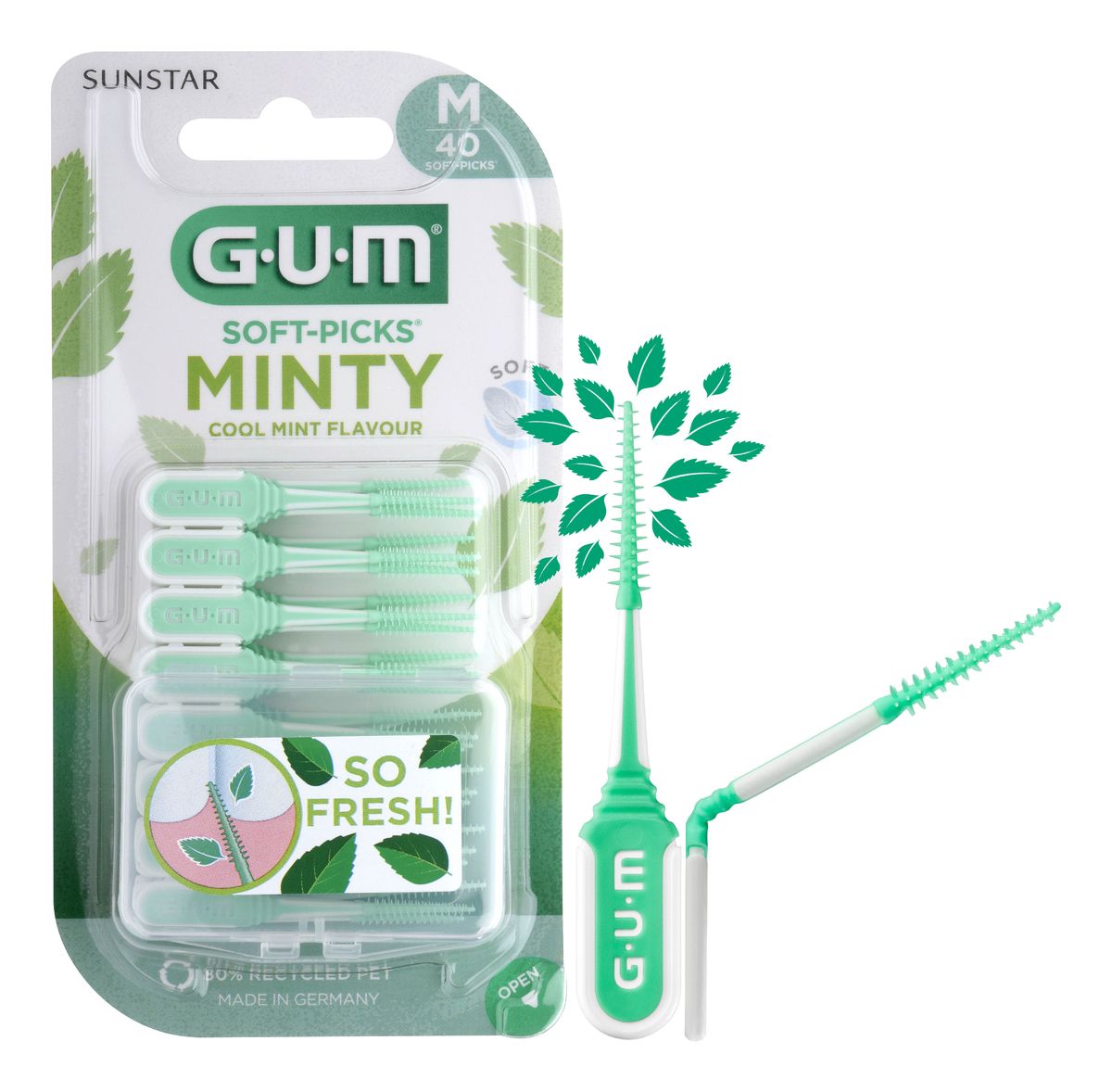 Køb Gum Soft Picks Mint Medium - 80 stk. billigt hos Med24.dk